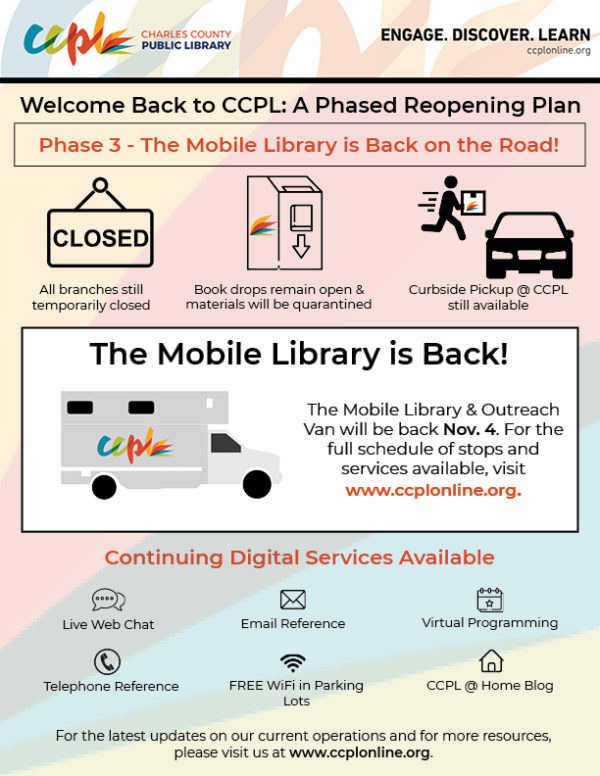 Updates – Charles County Public Library