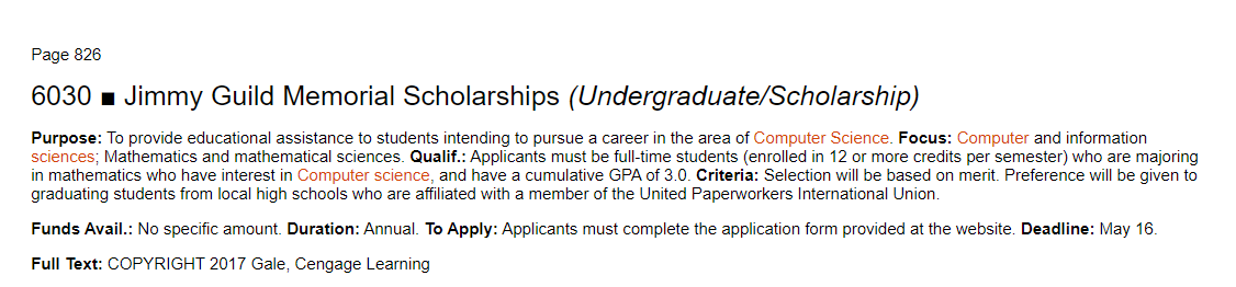 Scholarship Resources – Charles County Public Library