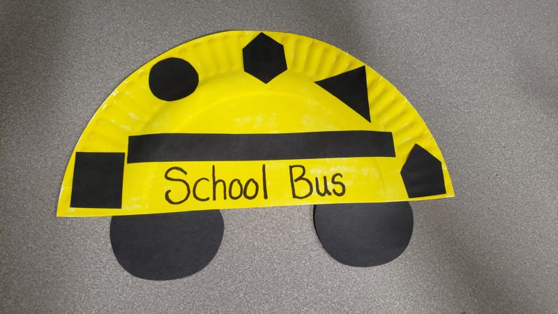 Art Junction: School Bus of Shapes – Charles County Public Library