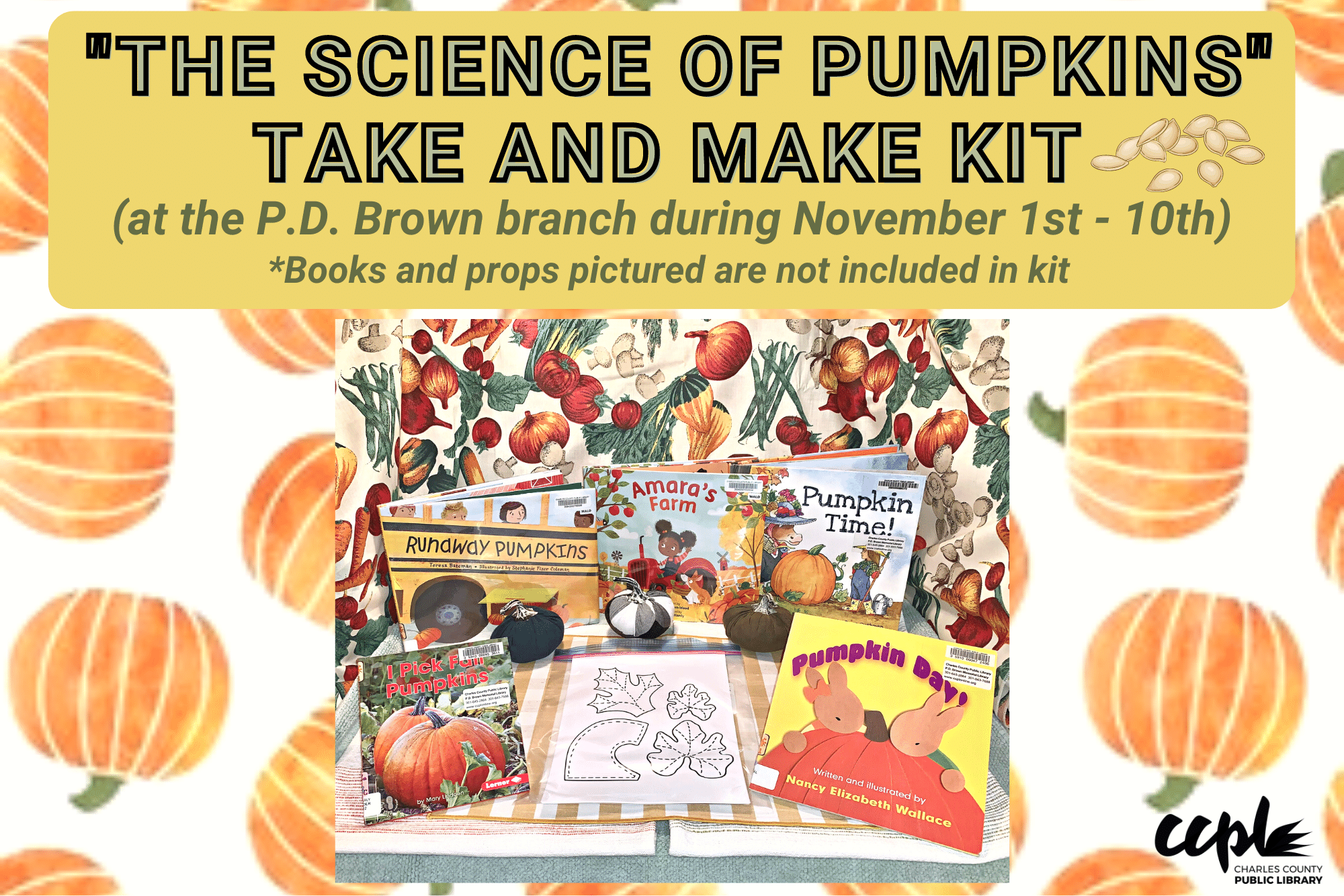 *Program Feature* The Science of Pumpkins Take and Make Kit – Charles ...