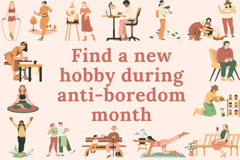 Find a New Hobby During Anti-Boredom Month! – Charles County Public Library